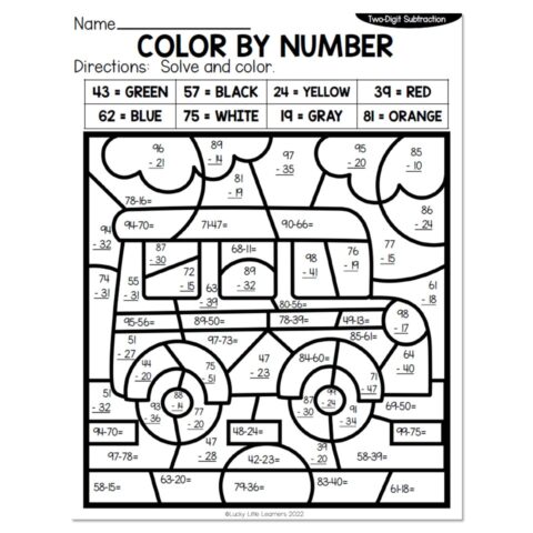 Activities for Practicing Two-Digit Addition - Lucky Little Learners
