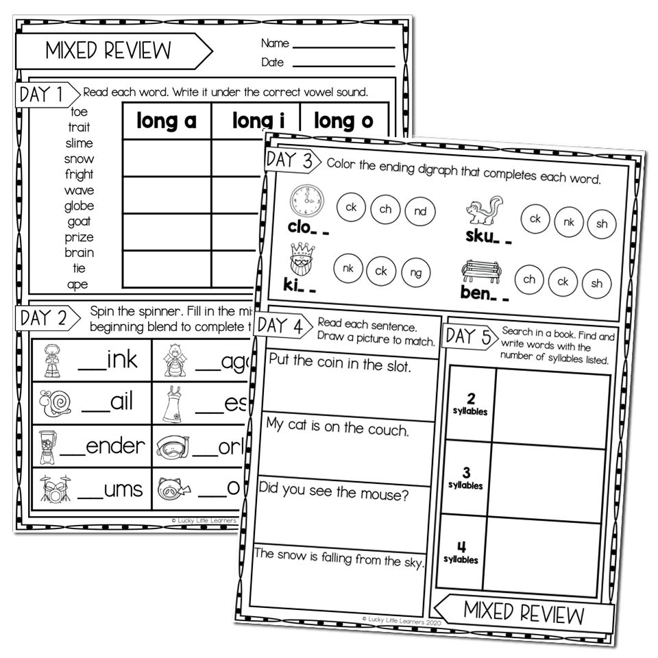Decoding Multisyllabic Words Worksheets Worksheets For Kindergarten