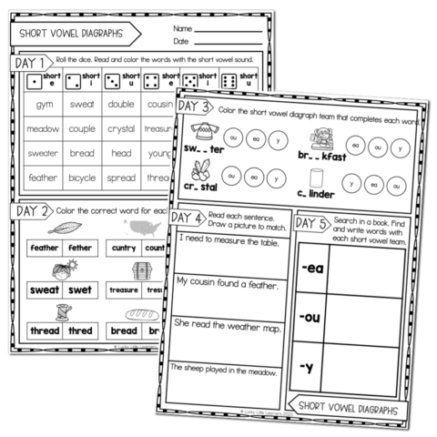 No Prep Daily Phonics Review in 2nd Grade - Lucky Little Learners