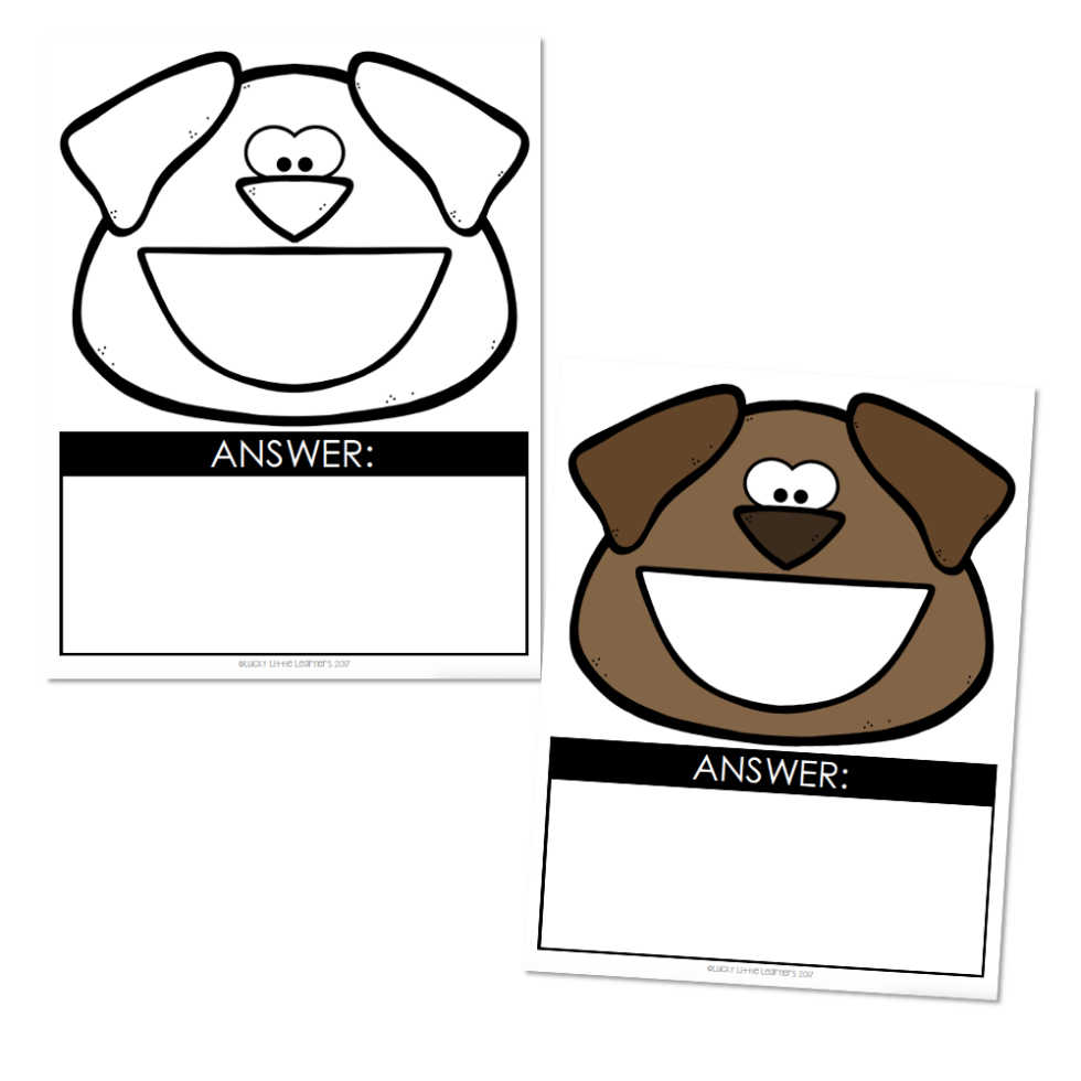 How to Prep Toothy Task Kits - Lucky Little Learners