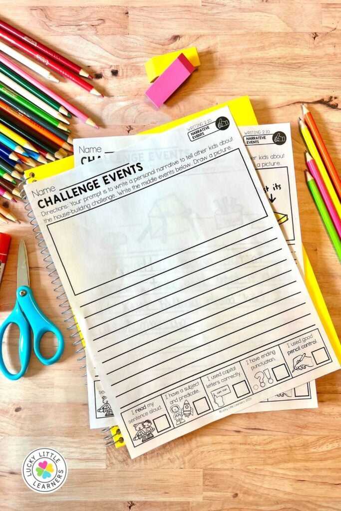 Beginning of the Year Writing Mini Lessons for 1st and 2nd Grade ...