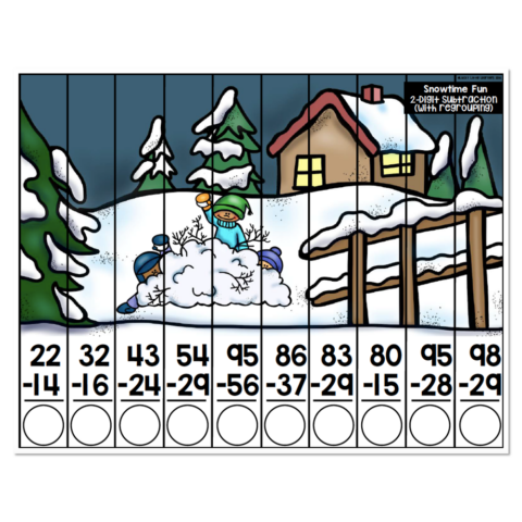 Subtraction with Regrouping Strategies - Lucky Little Learners