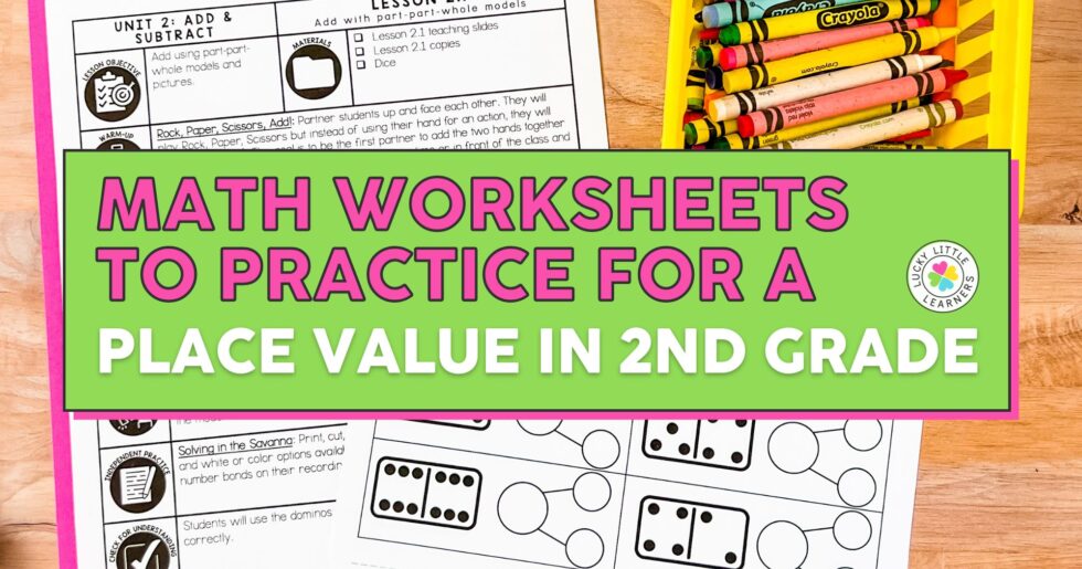 Math Worksheets to Practice Place Value in 2nd Grade - Lucky Little ...