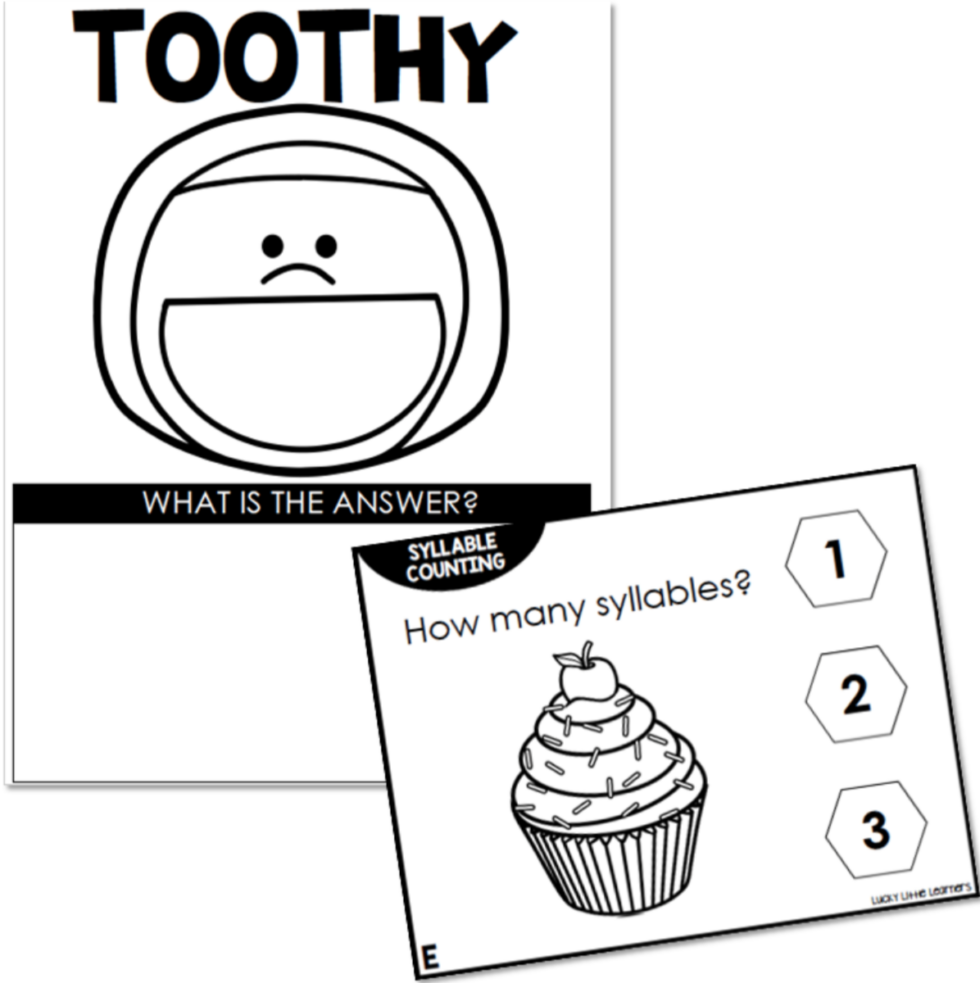 Tips for Teaching Syllables - Lucky Little Learners