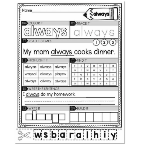 15 New and FUN Ways to Practice Sight Words - Lucky Little Learners