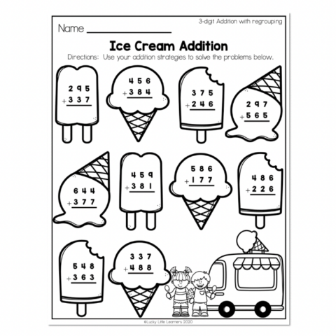 Teaching Addition & Subtraction Within 1,000 - Lucky Little Learners