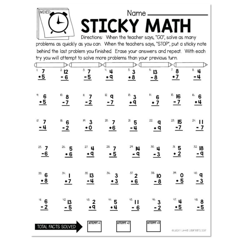 Mental Math Strategies and Resources - Lucky Little Learners