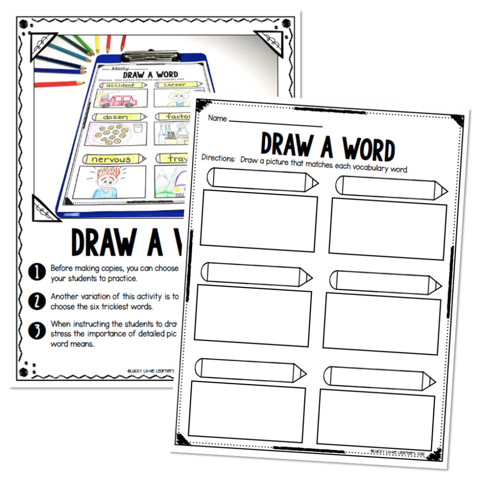 Vocabulary Activities - Lucky Little Learners