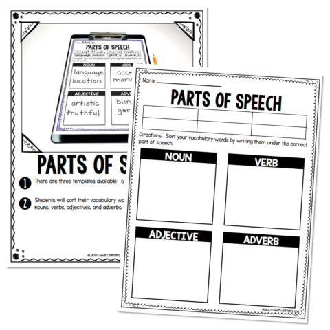 Vocabulary Activities - Lucky Little Learners