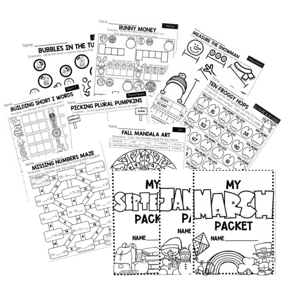 Early Finisher Ideas - Lucky Little Learners