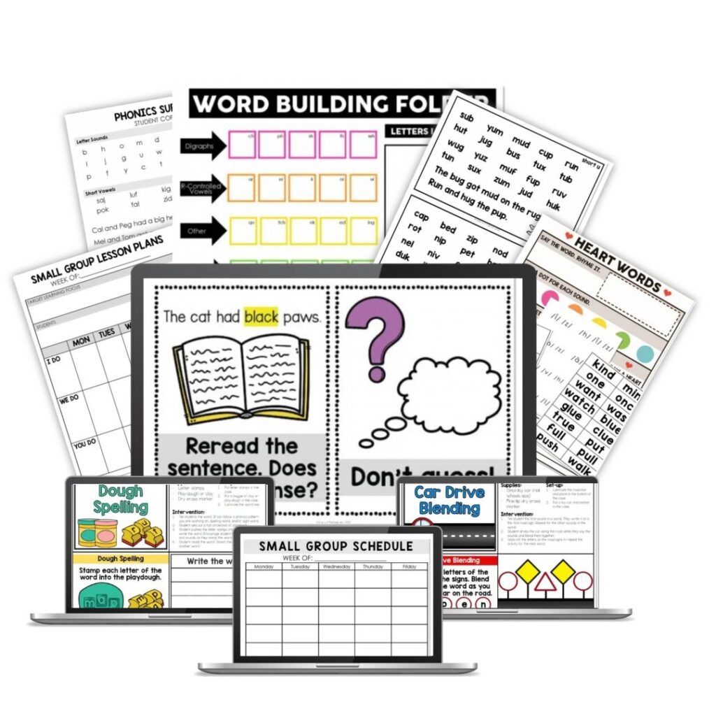 Blending Routine for Multisyllabic Words - Lucky Little Learners