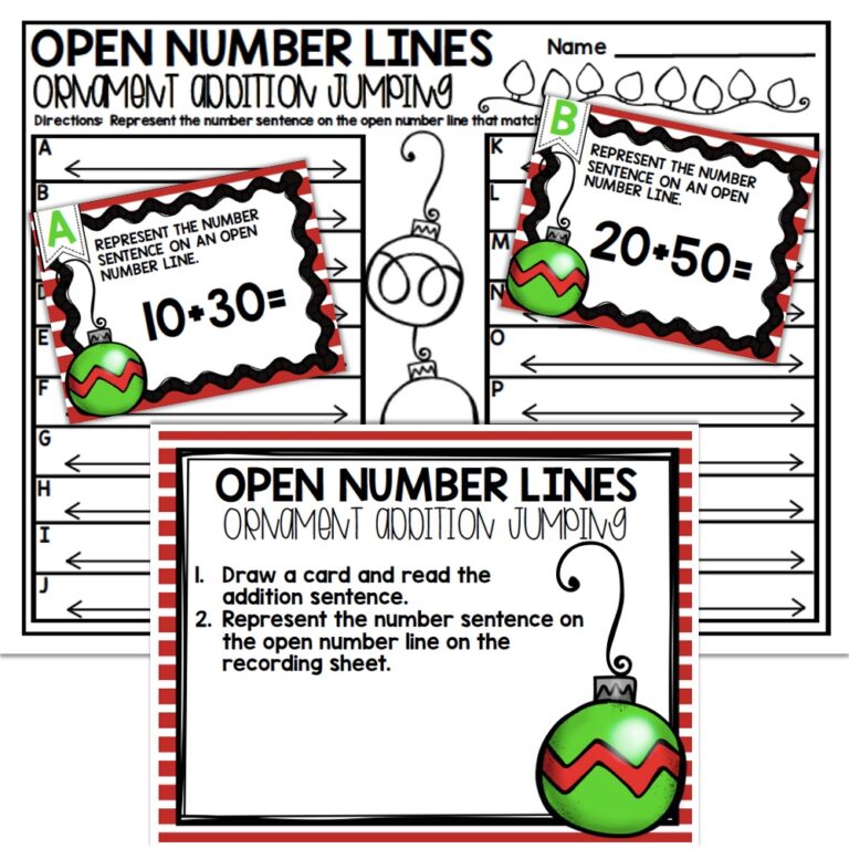 Christmas Math Centers - Lucky Little Learners