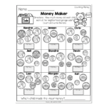 Second Grade Math Worksheets: Measurement, Data, Time & Money - Lucky ...