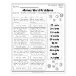 More Than Just a Worksheet - Math Money Exercises for 2nd Grade - Lucky ...