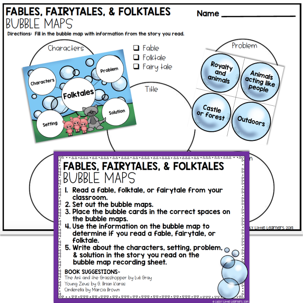 How to Introduce Fables, Folktales & Fairy Tales to 2nd Graders - Lucky ...