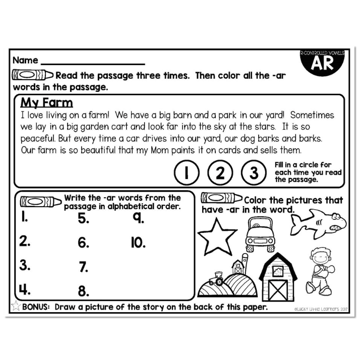 How to Teach R Controlled Vowels - Lucky Little Learners