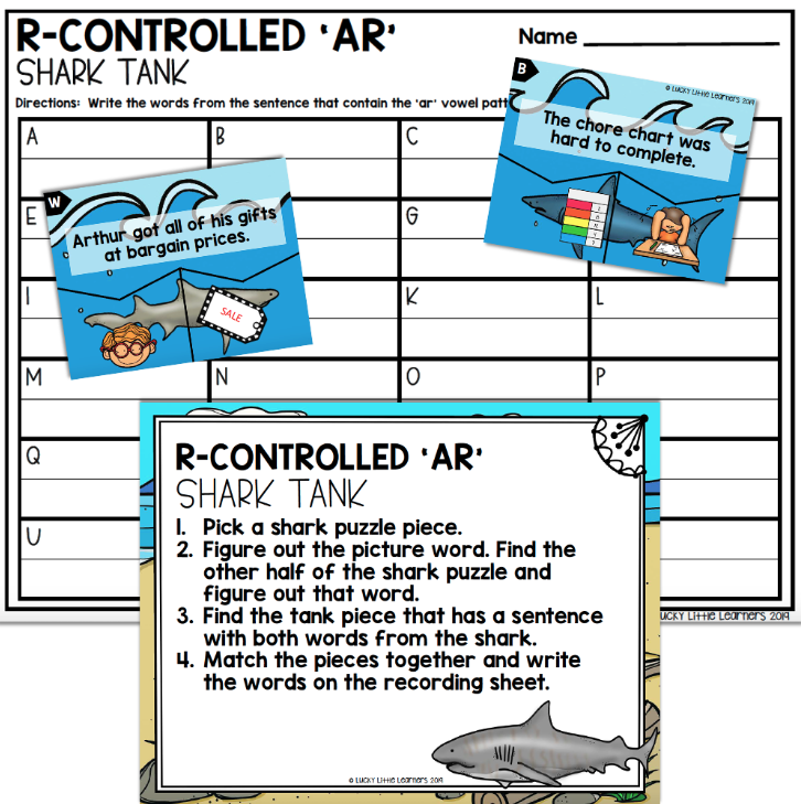 How to Teach R Controlled Vowels - Lucky Little Learners