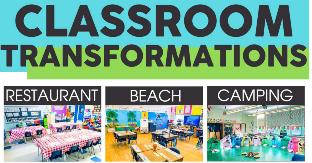 Beach Day Classroom Transformation - Lucky Little Learners