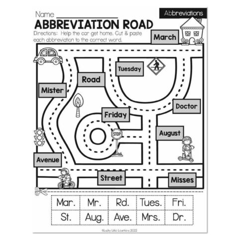 How to Teach Abbreviations - Lucky Little Learners