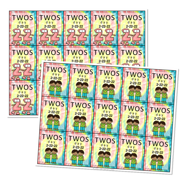 Two's Day (2/22/22) Ideas & Activities - Lucky Little Learners