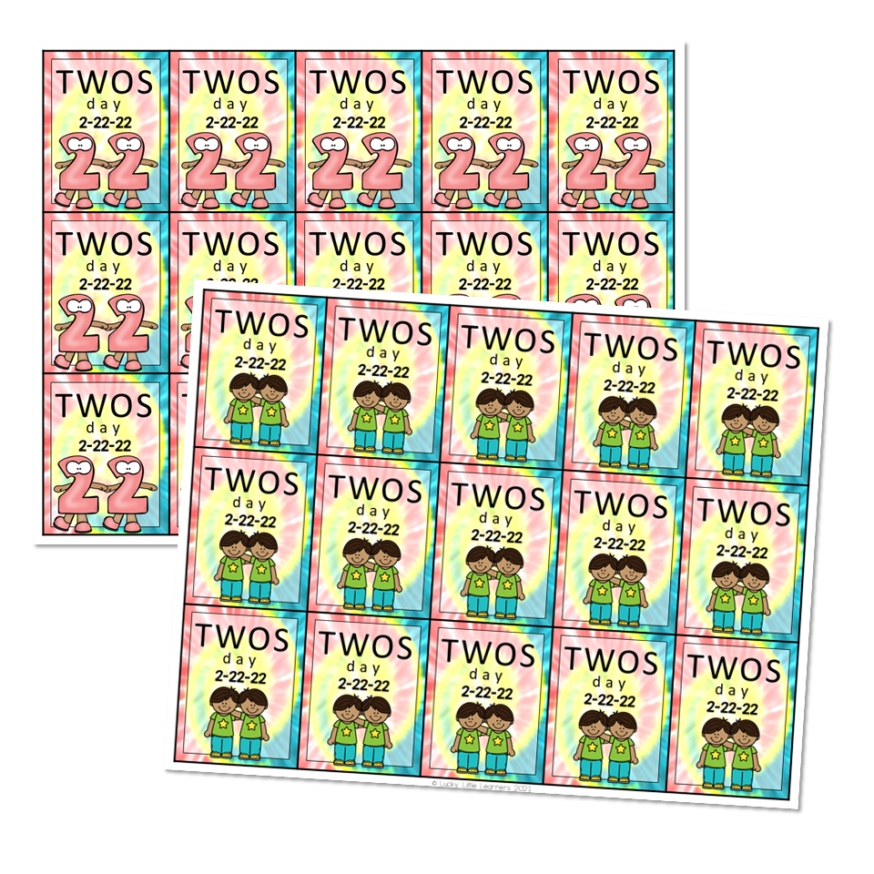 Two's Day (2/22/22) Ideas & Activities - Lucky Little Learners