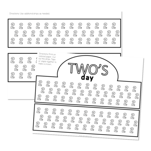 Two's Day (2/22) Ideas & Activities - Lucky Little Learners