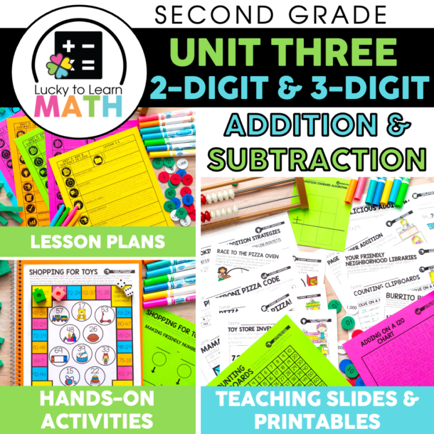 7 Addition with Regrouping Strategies & Tools (1, 2, & 3-Digit) - Lucky ...