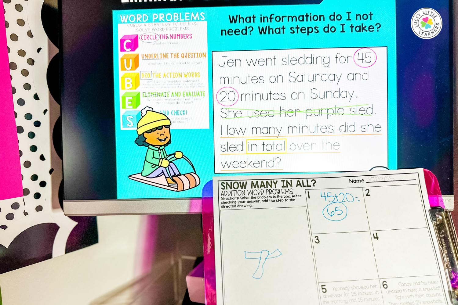 Celebrate Winter With a SnowGlobe Classroom Transformation - Lucky ...