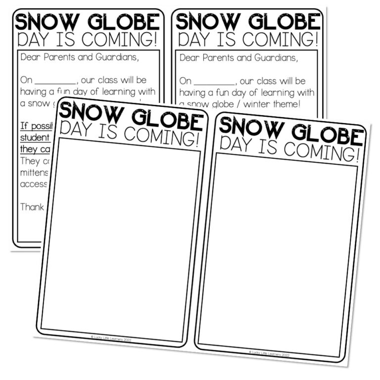Celebrate Winter With a SnowGlobe Classroom Transformation - Lucky ...
