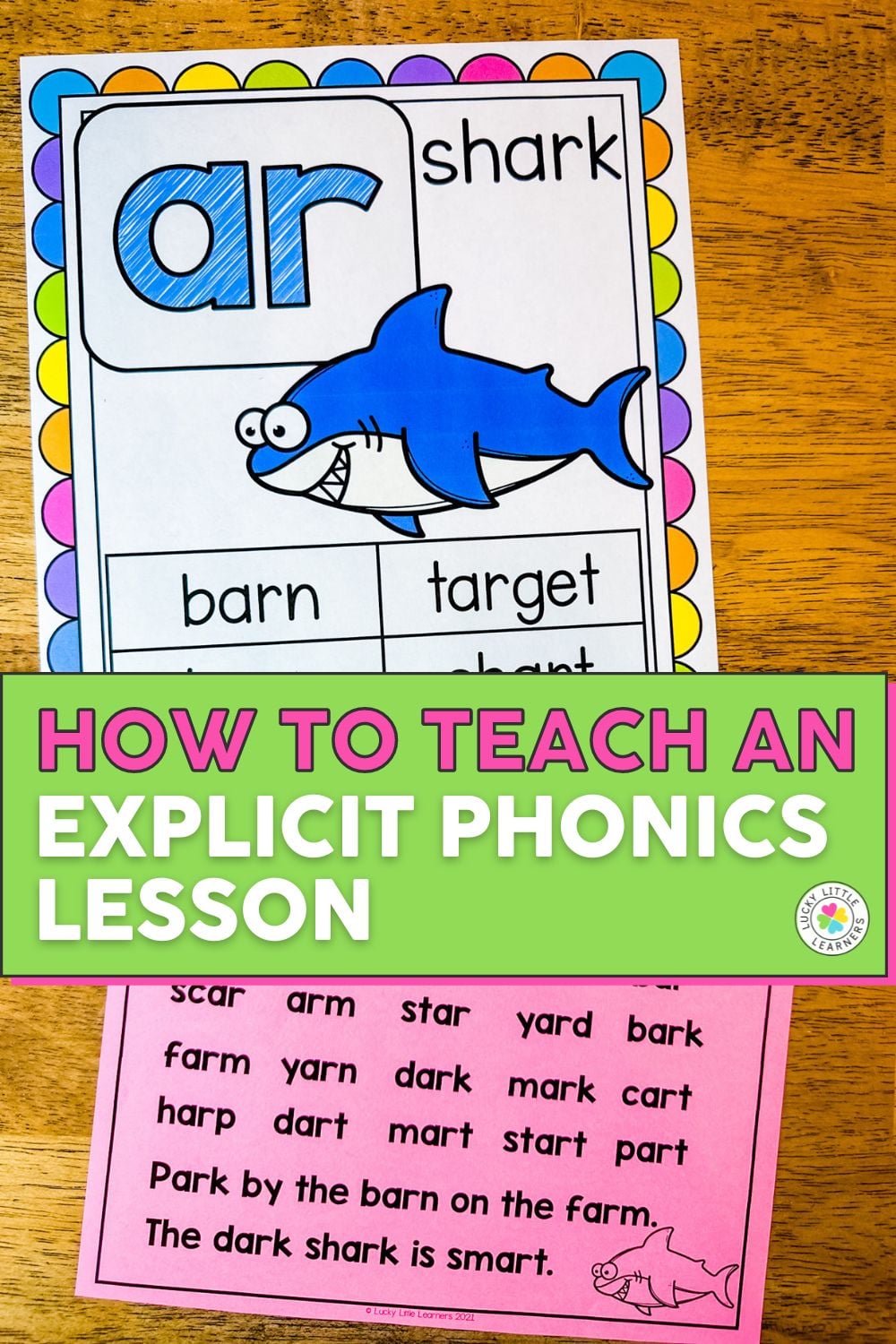 How To Teach An Explicit Phonics Lesson Lucky Little Learners