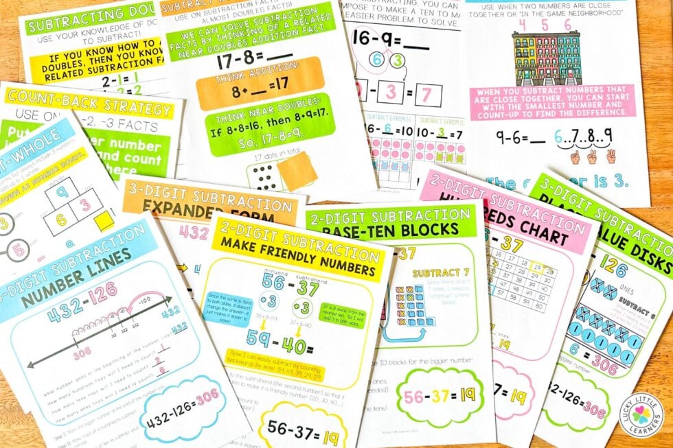 Teaching Addition & Subtraction Within 1,000 - Lucky Little Learners