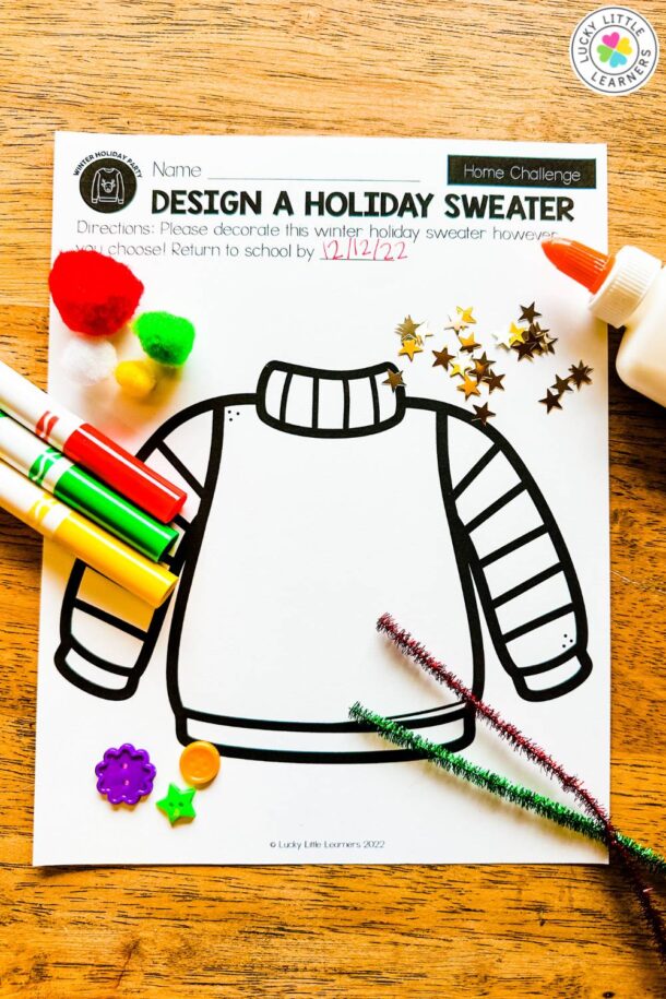 The Complete Winter Holiday Party Plan for 1st and 2nd Grade - Lucky ...