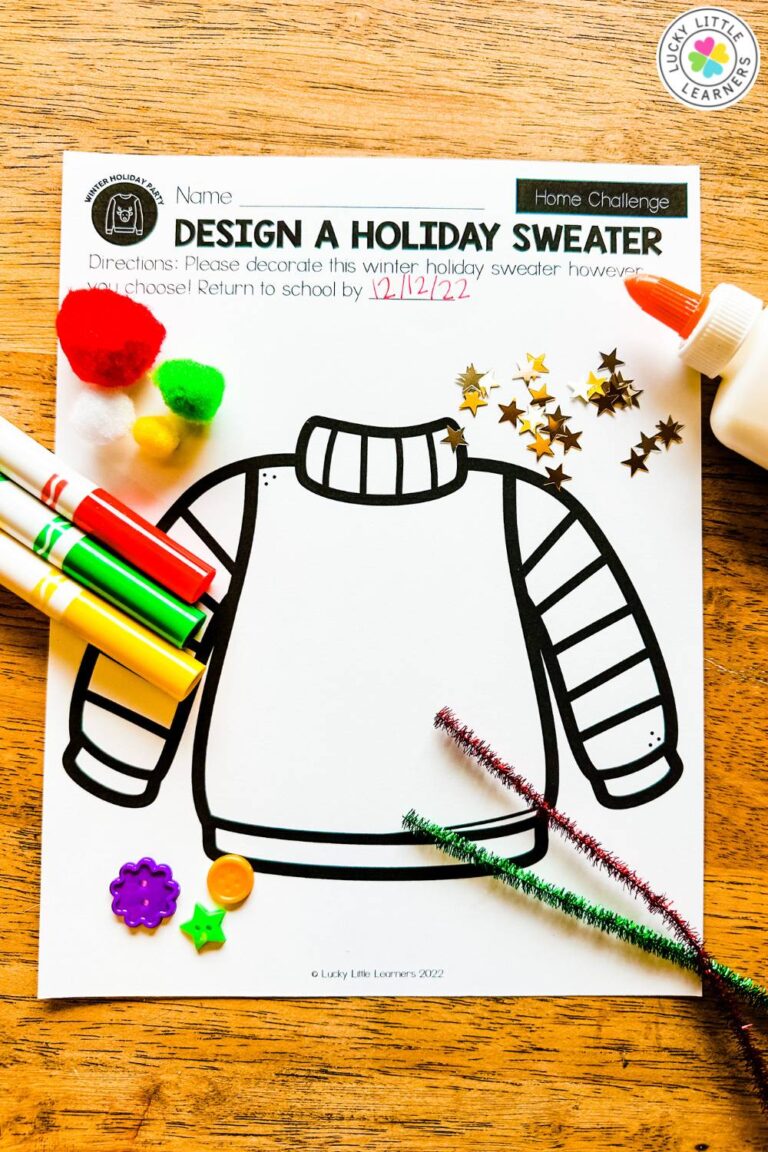 The Complete Winter Holiday Party Plan for 1st and 2nd Grade - Lucky ...