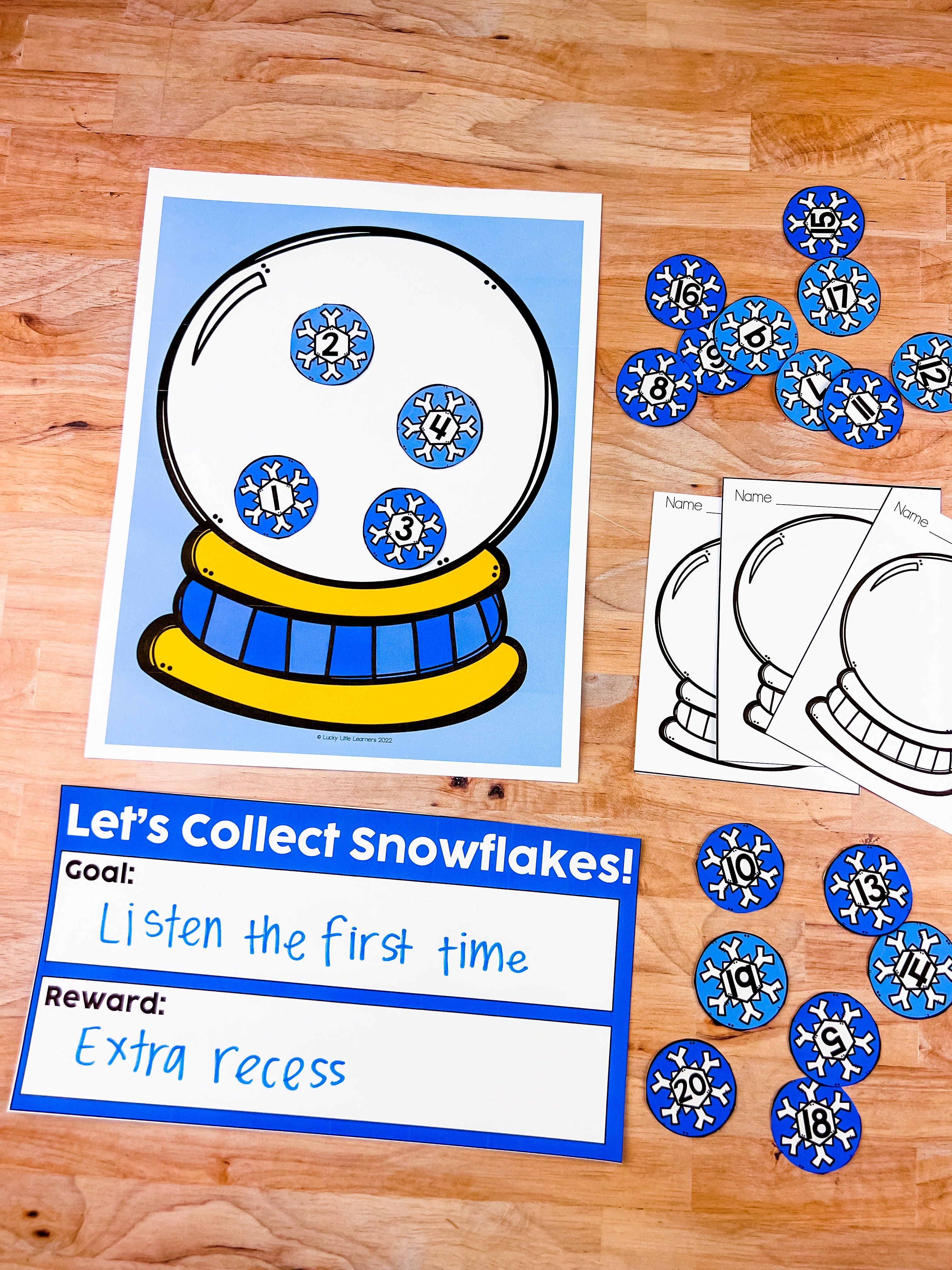 Celebrate Winter With a SnowGlobe Classroom Transformation - Lucky ...