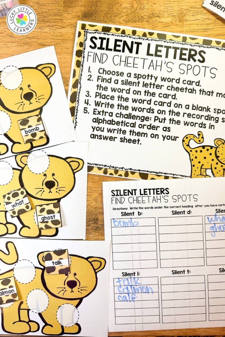 How to Teach Silent Letters - Lucky Little Learners