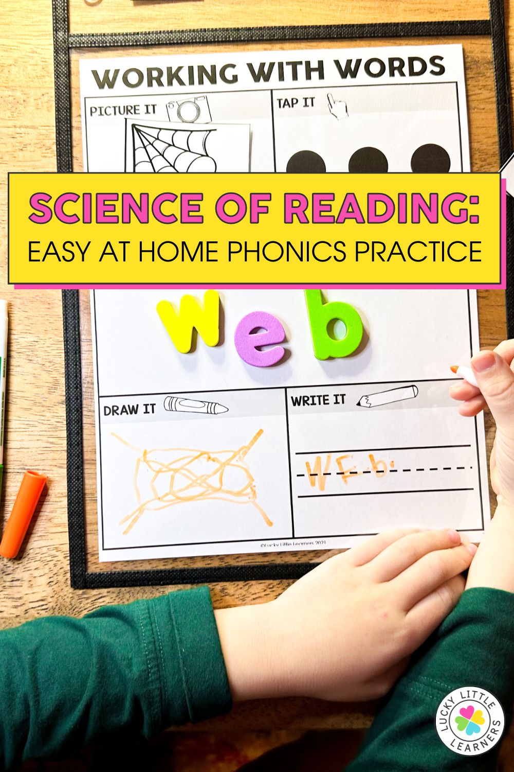 Science of Reading: Easy At Home Phonics Practice - Lucky Little Learners