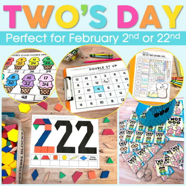 Two's Day Teacher Favorites & Freebies - Lucky Little Learners