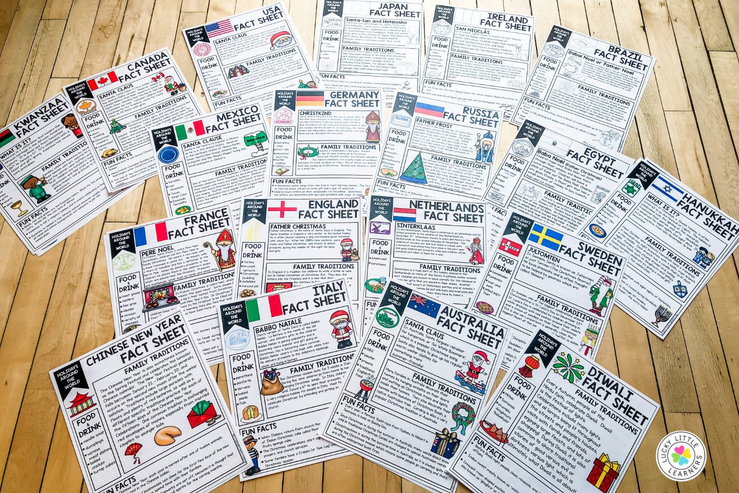 Holidays Around the World - Lucky Little Learners