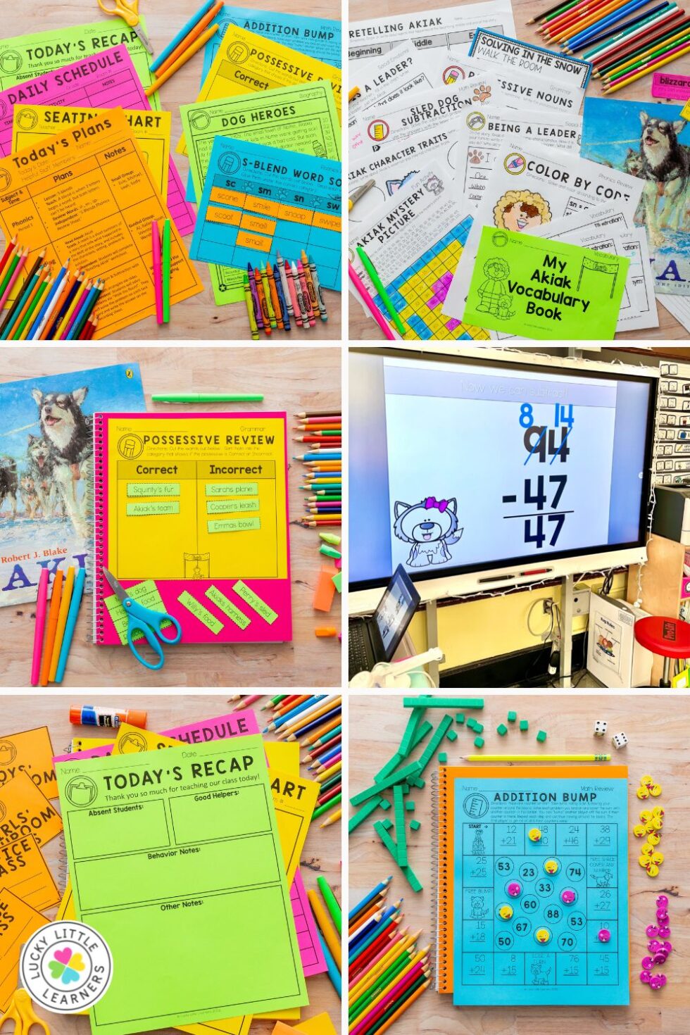 Quick and Easy Emergency Sub Plans - Lucky Little Learners