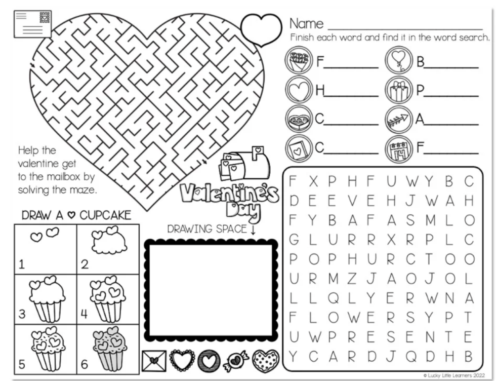 The Complete Valentine's Day Party Plan for 1st & 2nd Grade - Lucky ...