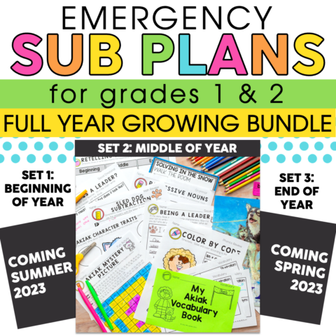 Quick and Easy Emergency Sub Plans - Lucky Little Learners