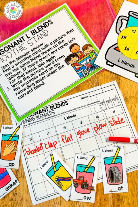 Teaching Kids About Consonant Blends and Digraphs - Lucky Little Learners