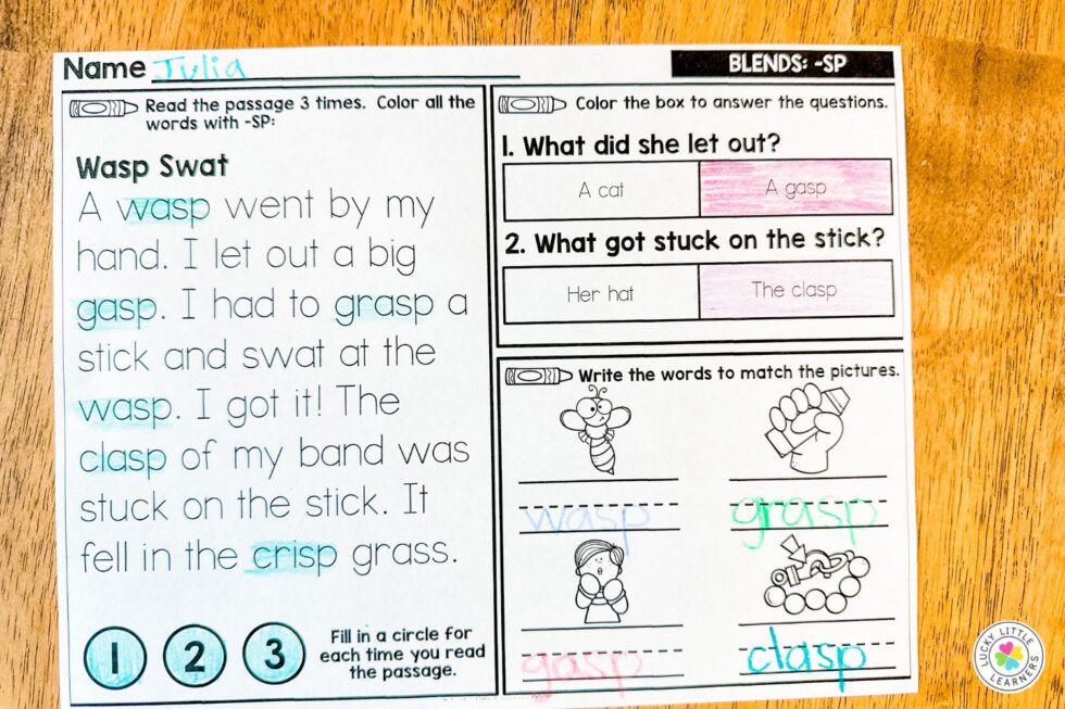 Teaching Kids About Consonant Blends and Digraphs - Lucky Little Learners