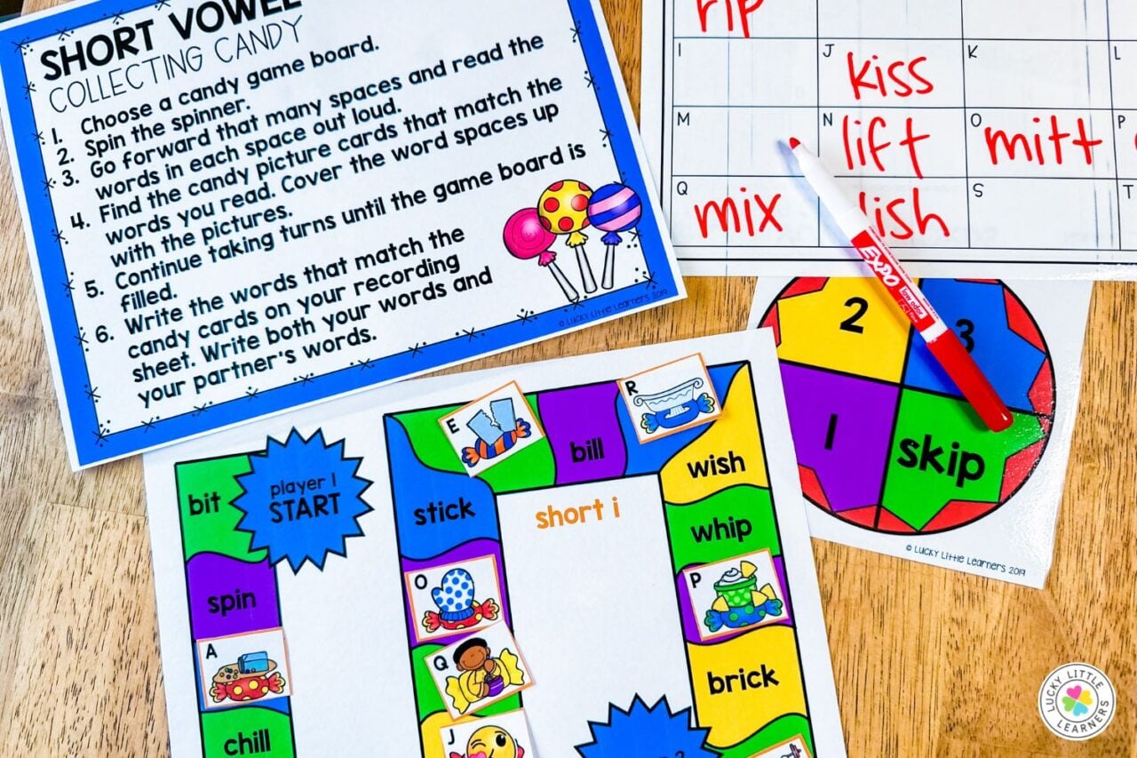 Tips and Tricks for Teaching Short Vowels - Lucky Little Learners