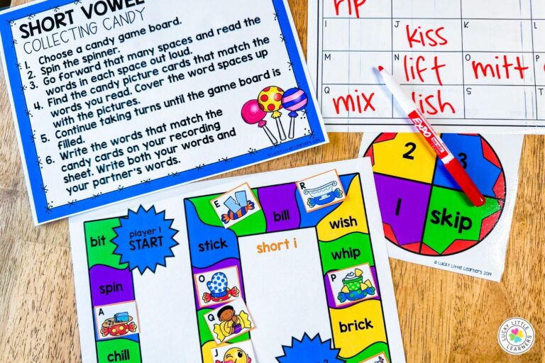 Tips and Tricks for Teaching Short Vowels - Lucky Little Learners