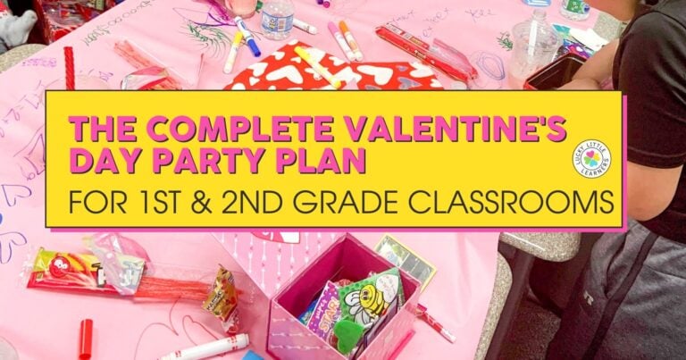 A Valentine's Day Party Plan for 1st & 2nd Grade - Lucky Little Learners