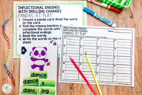 Tips for Teaching Inflectional Endings - Lucky Little Learners