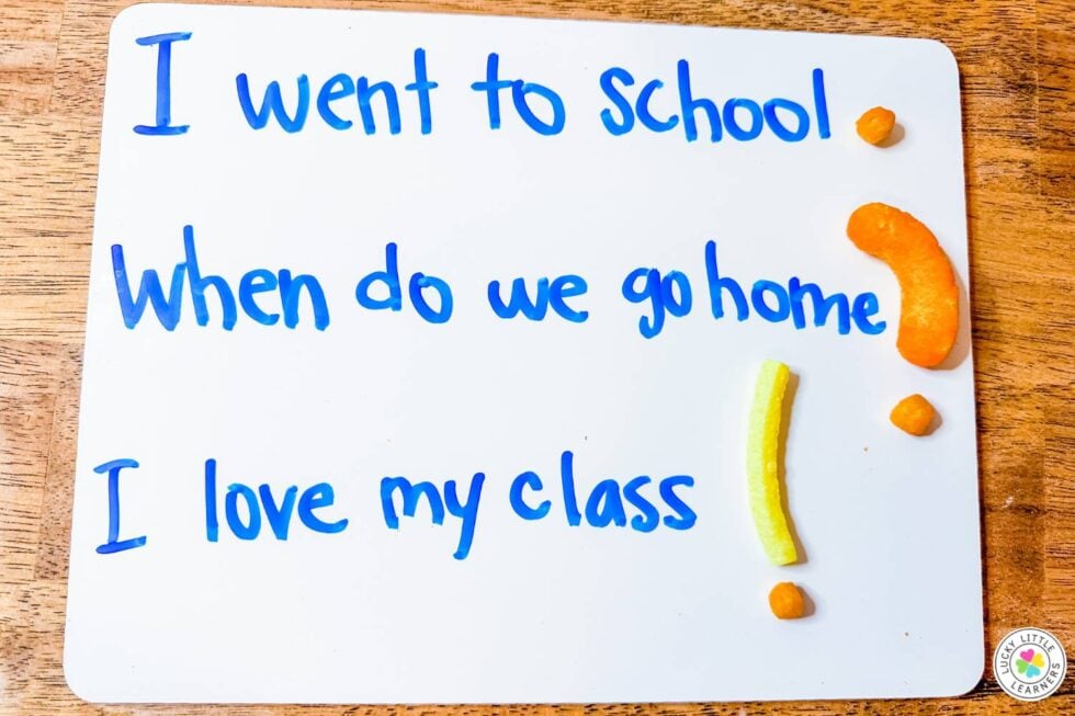 Fun Activities for Punctuation Practice - Lucky Little Learners