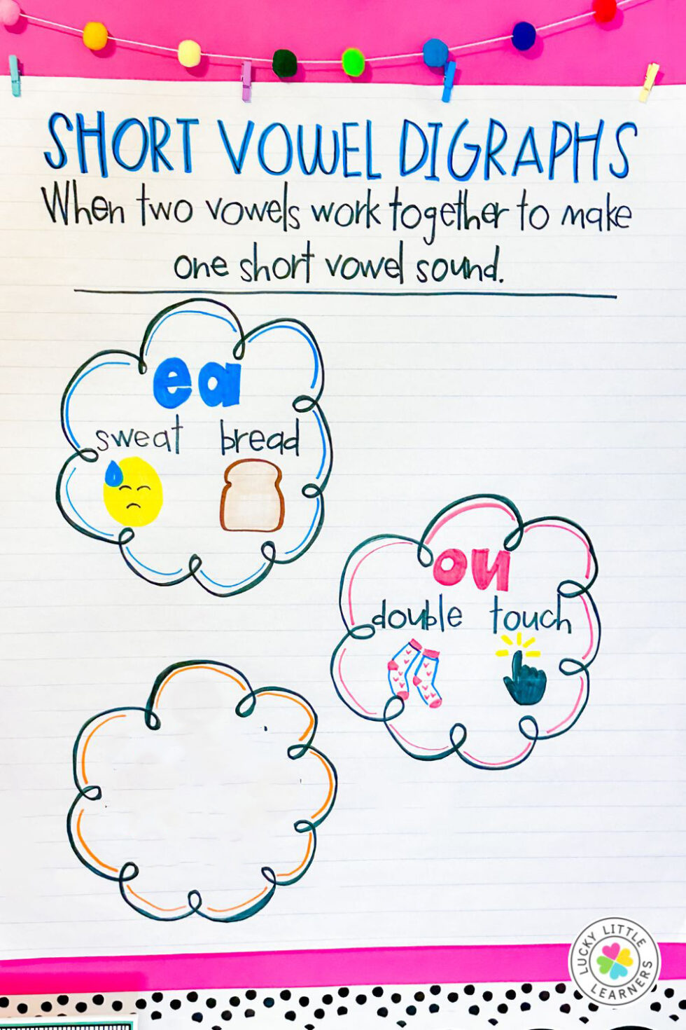 How to Teach Short Vowel Digraphs - Lucky Little Learners