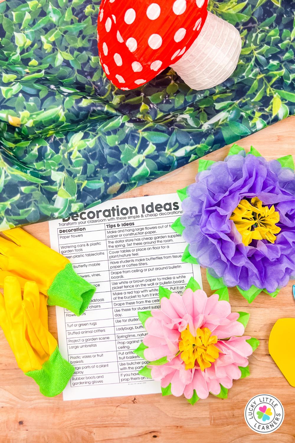 Springtime Classroom Transformation - Lucky Little Learners